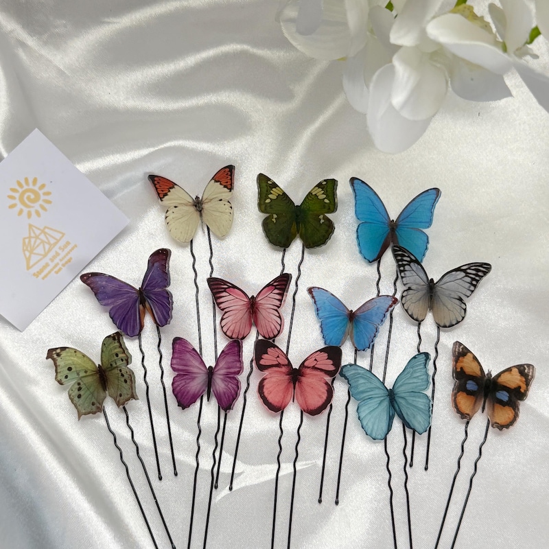 Butterfly Hair Pin - Etsy