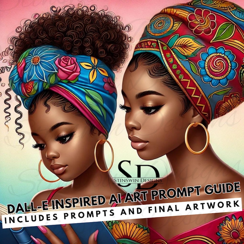 DALL-E 3 Inspired| AI Art Prompts Guide| Artistic| Head Wraps ...