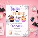 Editable Trick or Three Birthday Invitation, Halloween Third Birthday ...