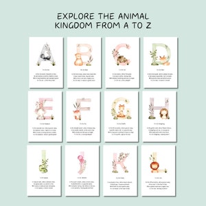 Animal Alphabet Flashcards | Alphabet Flashcards | ABC Flashcards ...