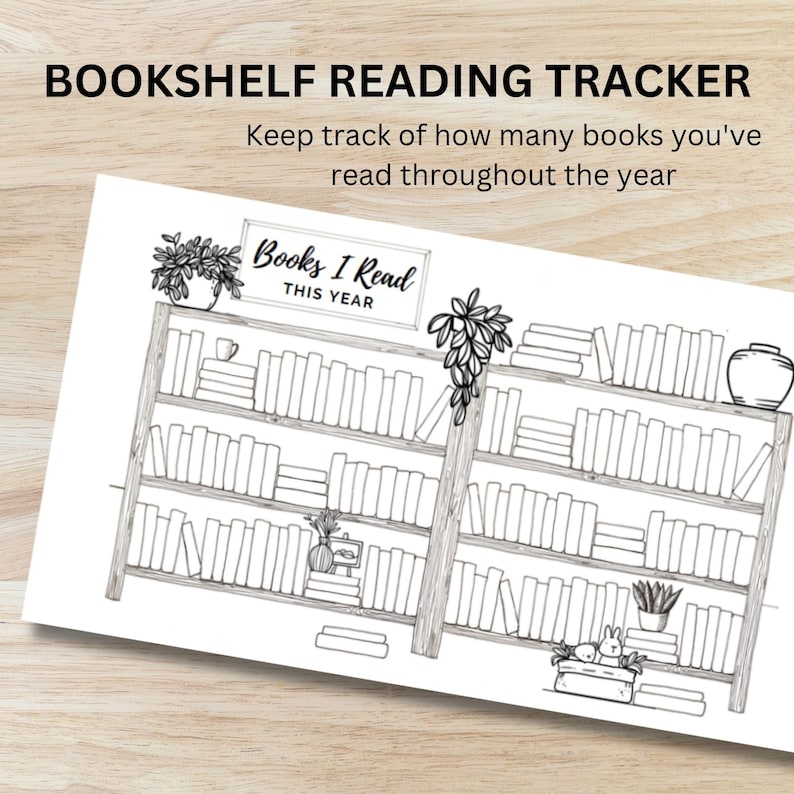 2025 Monthly Planner Landscape, Sunday Start, Books Lovers Calendar, A4 ...