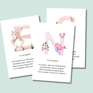 Animal Alphabet Flashcards | Alphabet Flashcards | ABC Flashcards ...