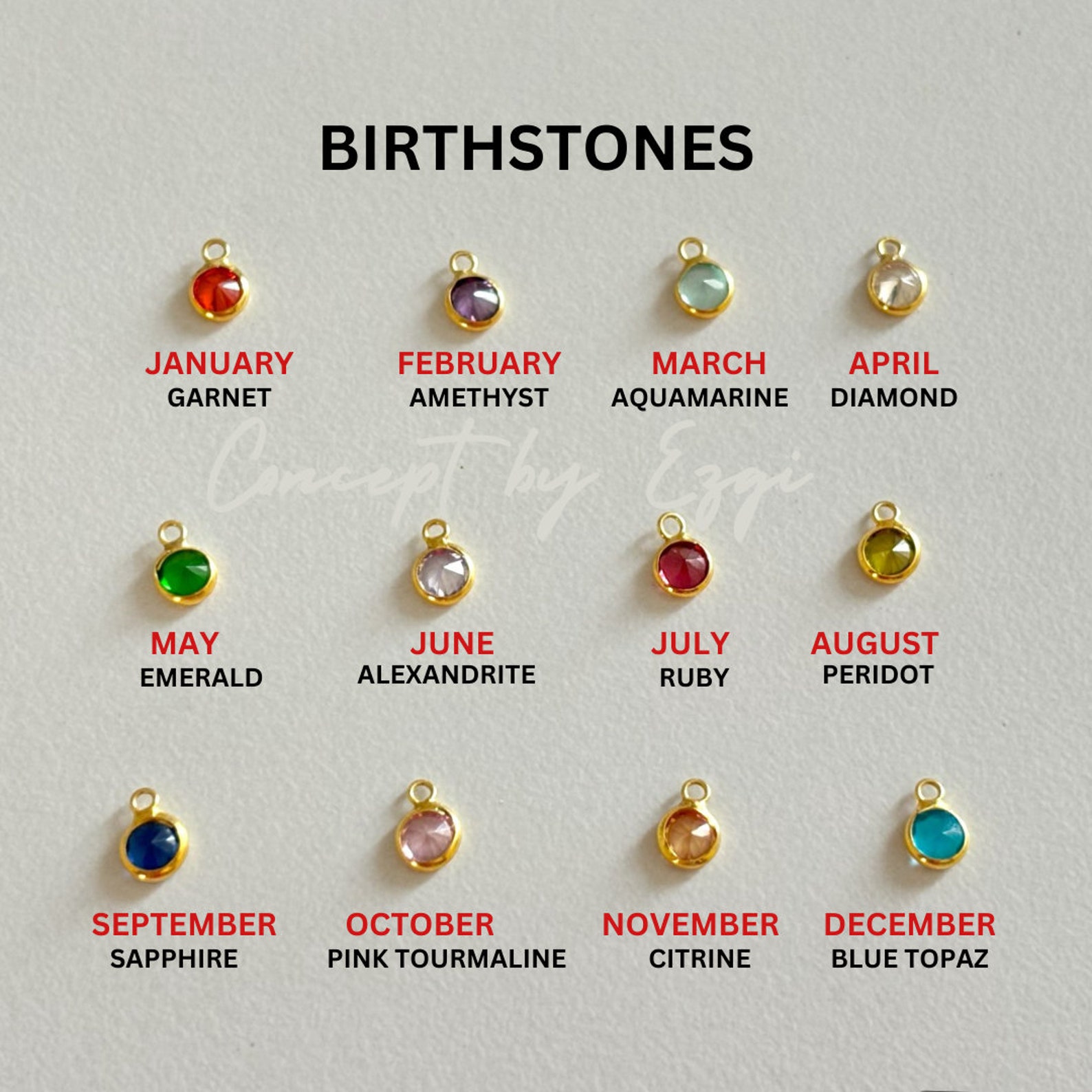 Unique Birthstone Bracelet, Custom Satin Cord Silver Bracelet ...