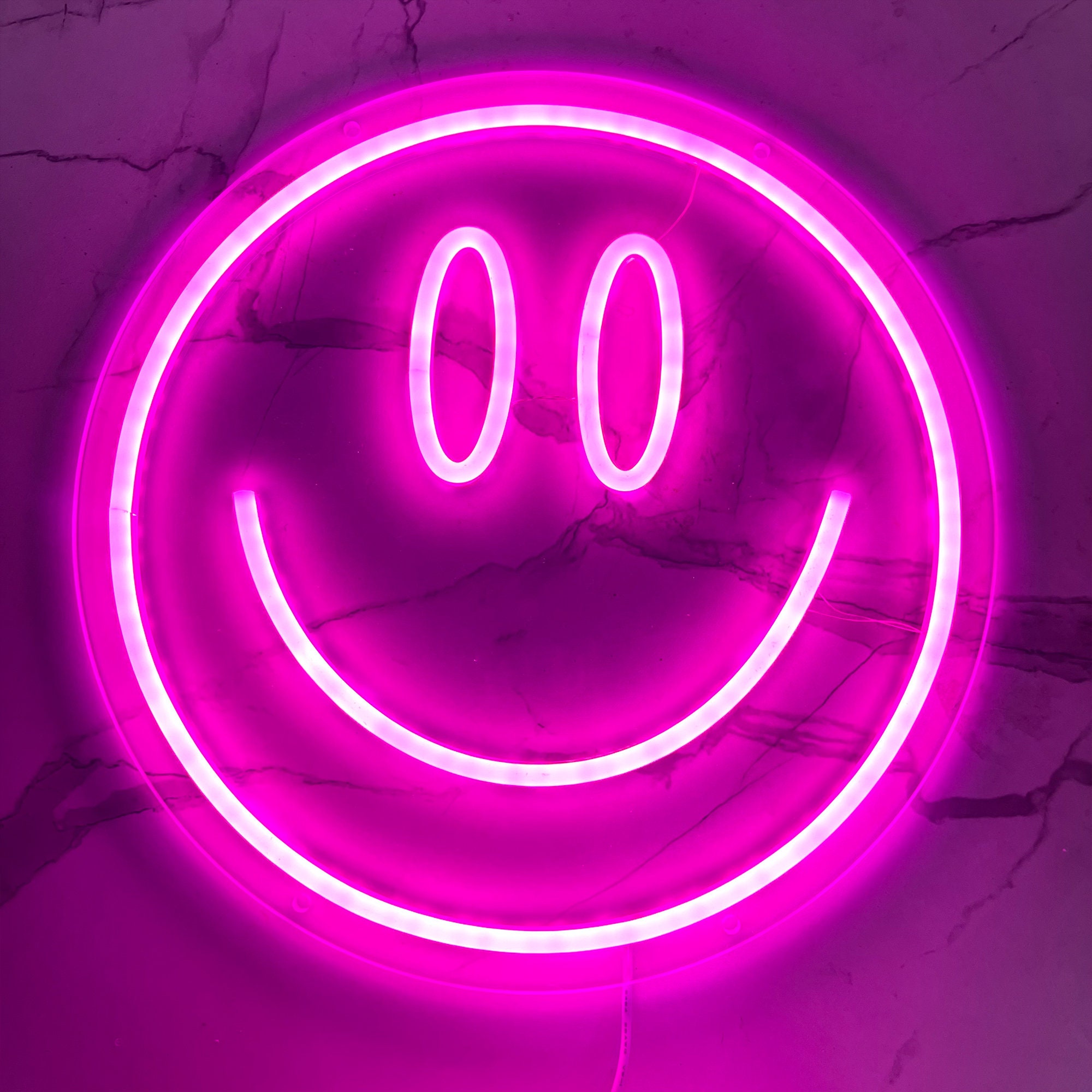 Smiley Face Neon Sign,led Light Signs for Bedroom Wall Decor,led Neon ...