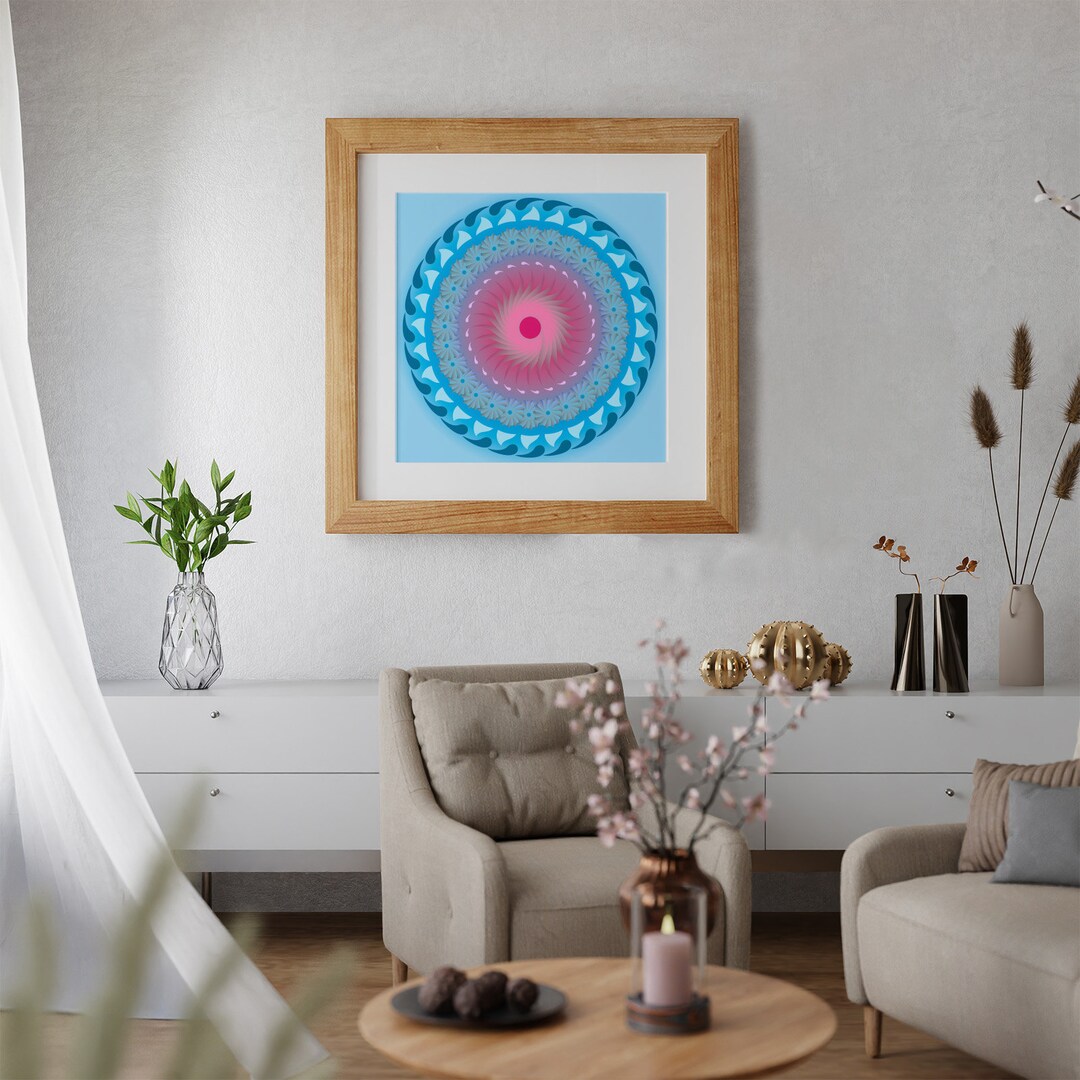 Mandala Art, Mandala Flower, Printable Mandala, Mandala Wall Art, Lotus ...
