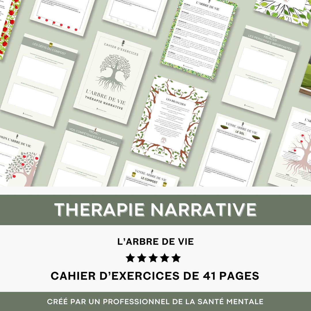 Narrative Therapy Tree of Life Group Therapy Psychology Resources Tools ...