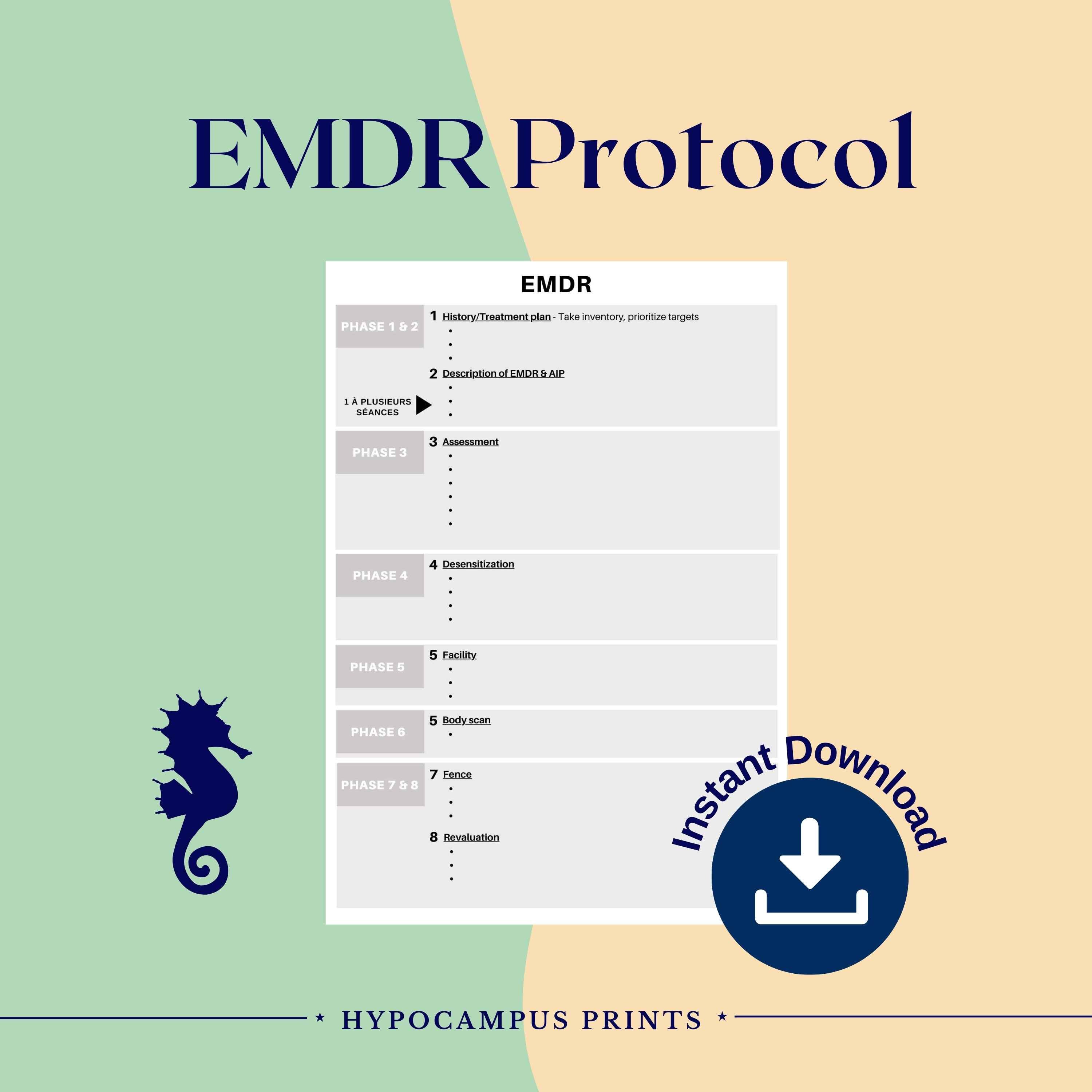 EMDR Simplified Protocol, EMDR Script, PTSD, Emdr Progress Notes ...