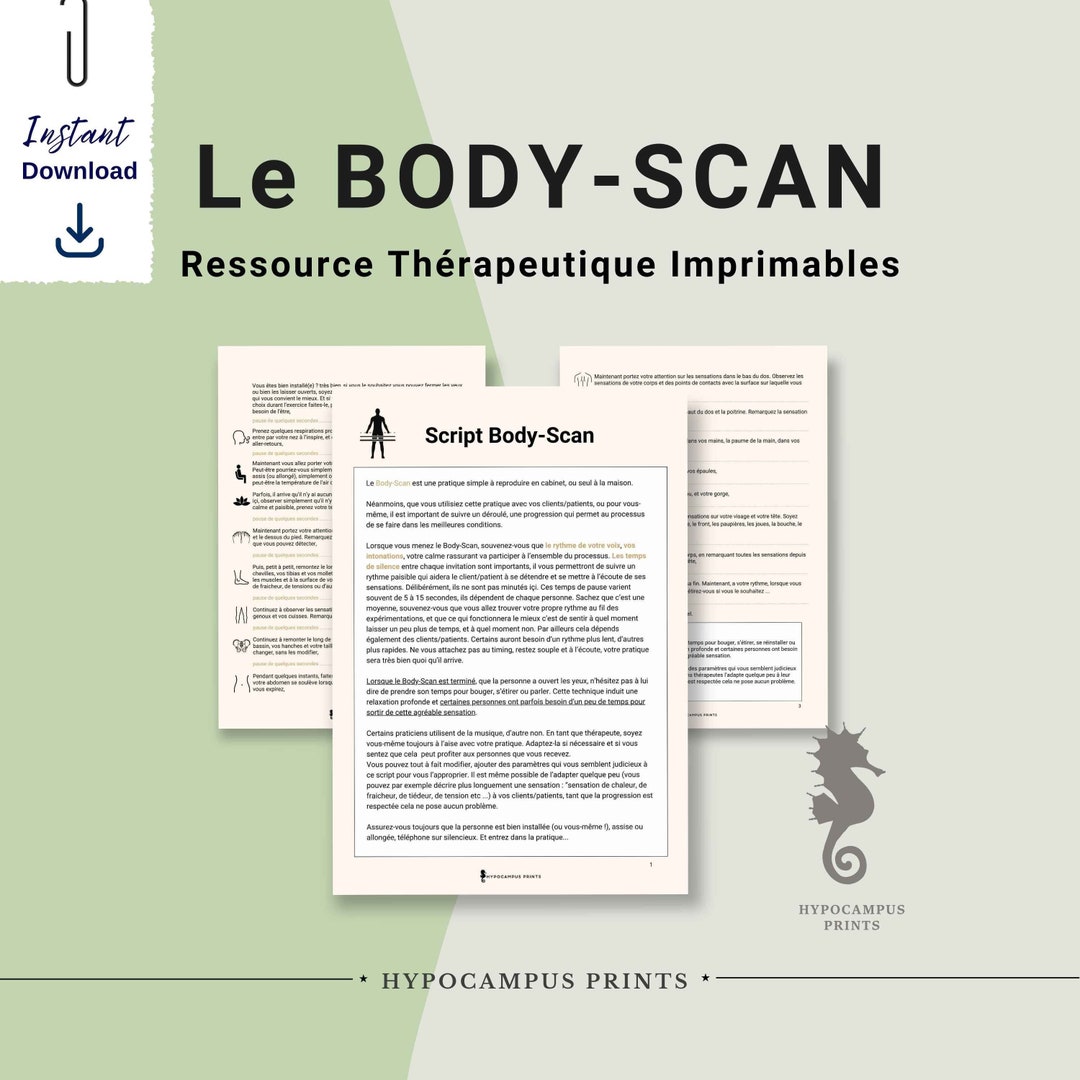 Body-scan Script Emotional Intelligence Therapeutic Resource for ...