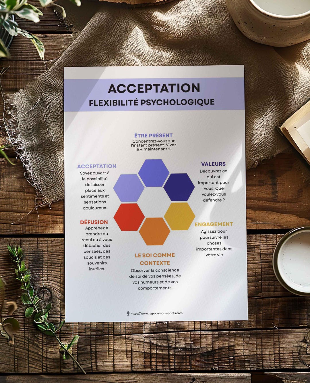 ACT Therapy Acceptance & Commitment Psychological Flexibility Defusion ...