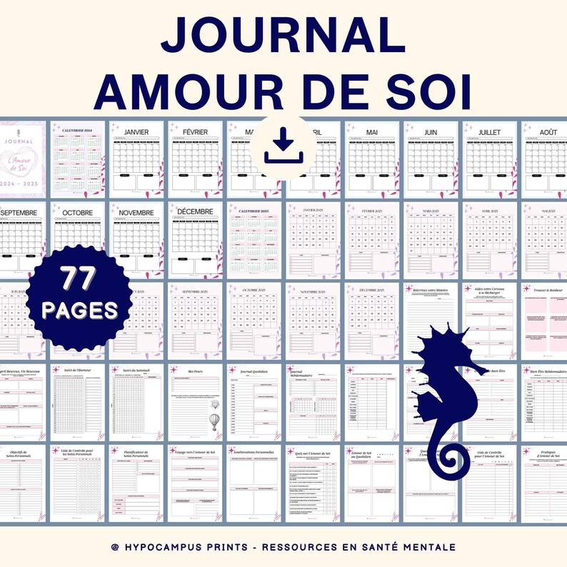 Self-love Journal 2024-2025 Worksheets Self-esteem Self-confidence Self ...