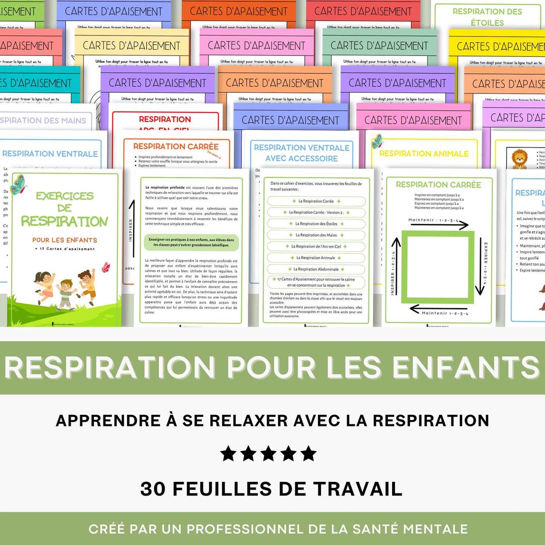 La Relaxation pour les Enfants Exercices de Respiration Coin Calme ...