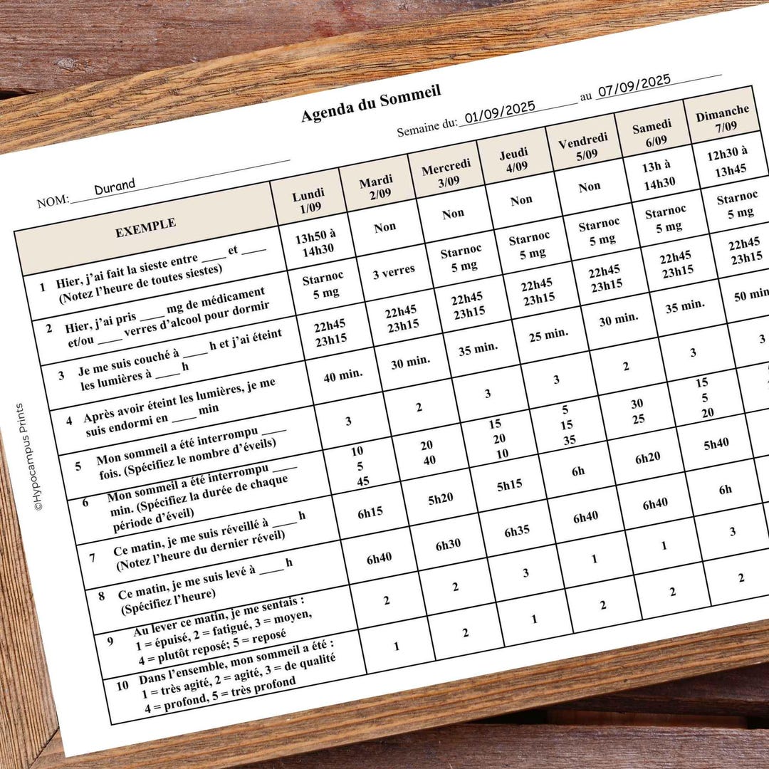 Printable Sleep Journal PDF – Insomnia Diary Sleep Cycles – Therapeutic ...