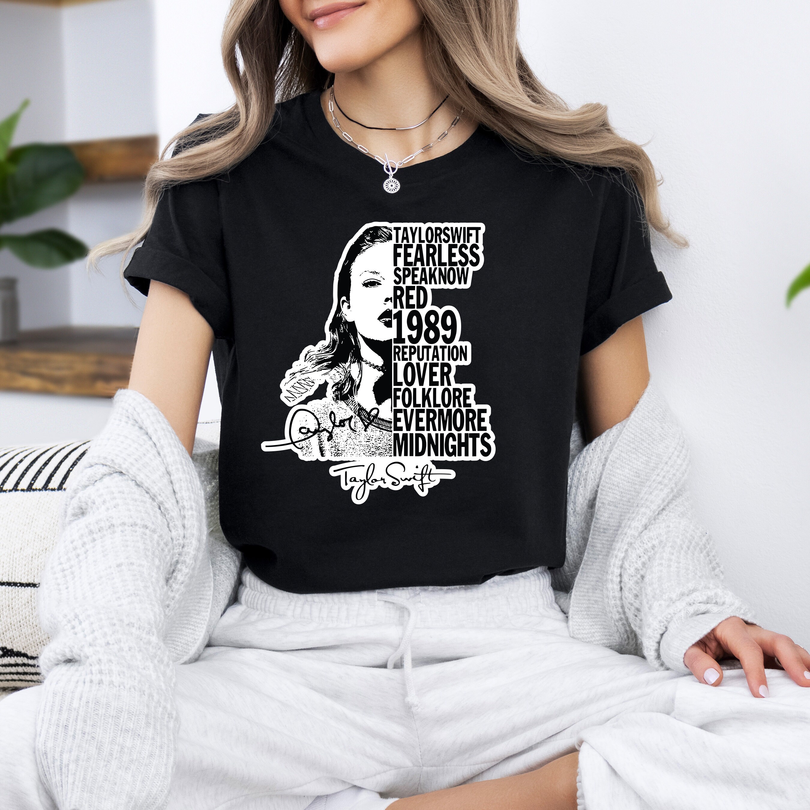 Taylor Swift Album Shirt, Taylor Swiftie Clothing, Taylor Swift Graphic ...