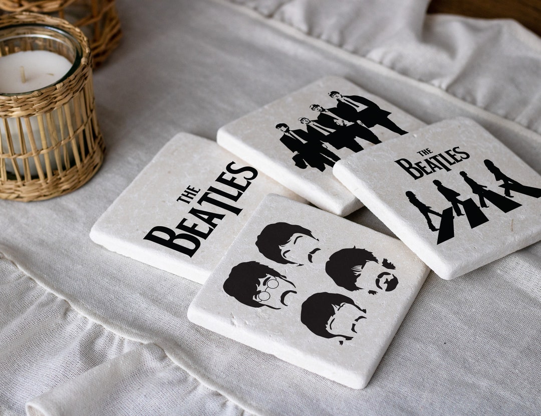 The Beatles Stone Coaster, 70s Rock, Beatles Fans Music Lover, the ...