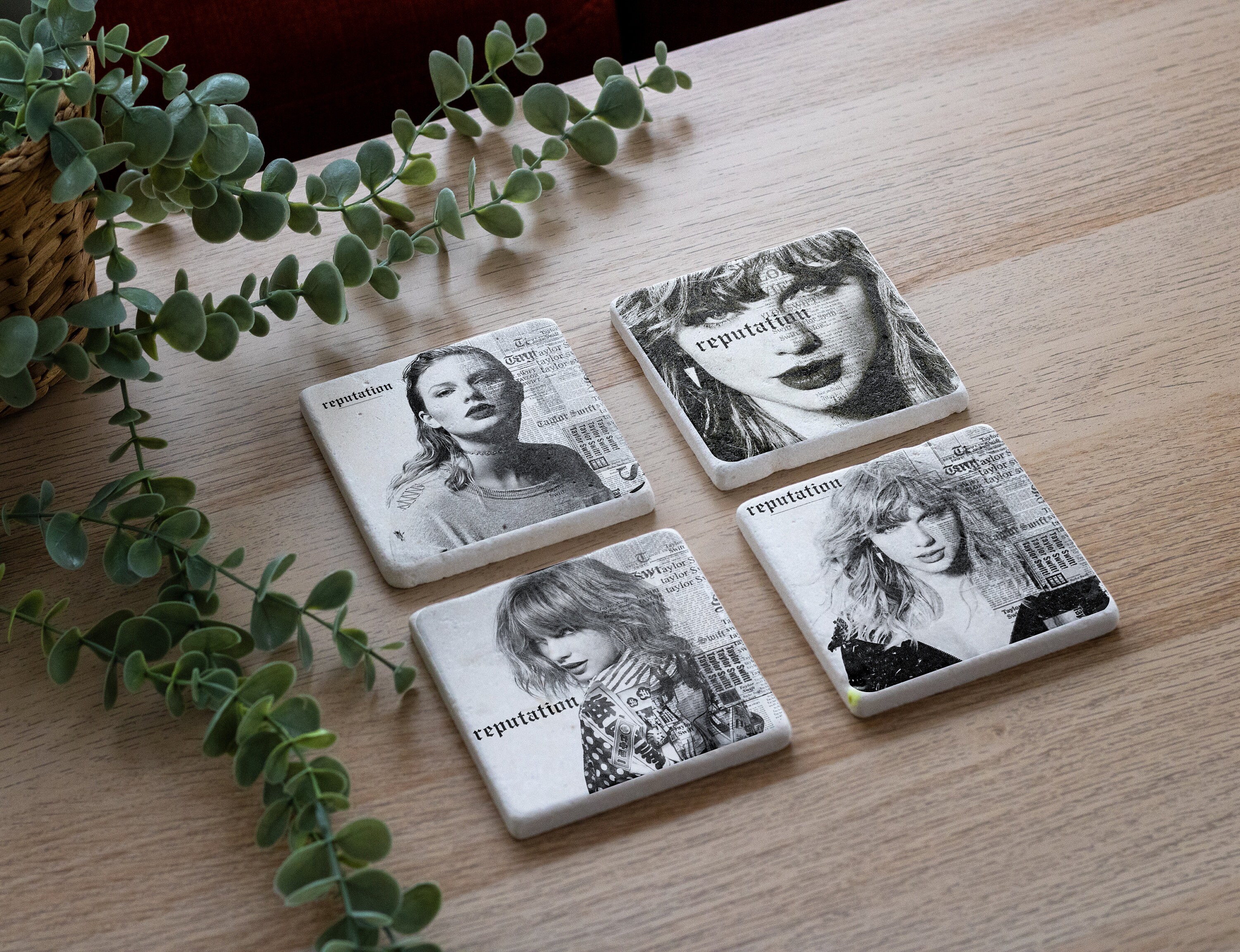 Taylor Swift Stone Coasters, Taylor Swiftie Decor, Taylor Swift ...