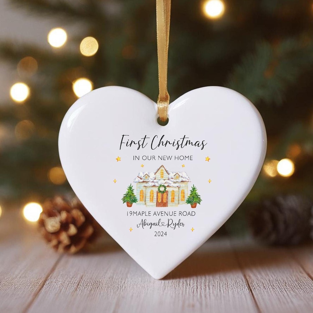 First Christmas in Our New Home, Happy New Home Gift, New Home Tree ...