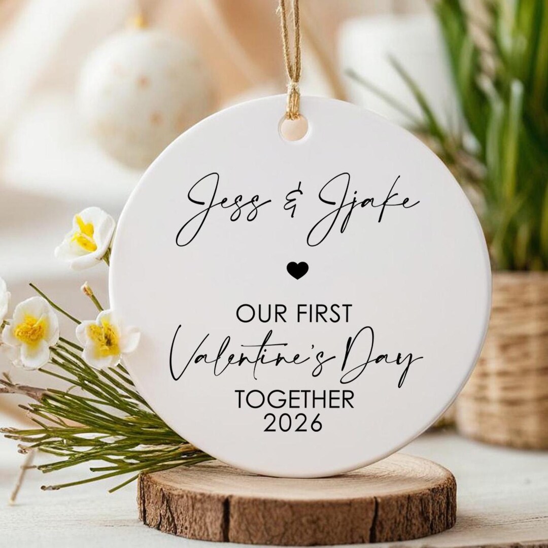 Personalised First Valentine's Day Together Gift, First Valentines Gift ...