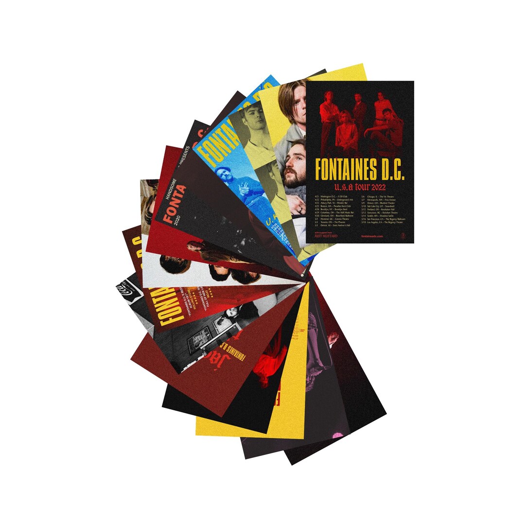 15 Fontaines DC Band Wall Collage Physical Prints - Etsy