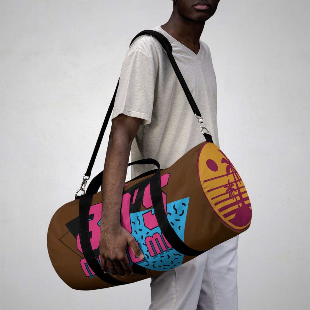 1980s Duffle Bag, Retro Bag, Gen X Duffle Bag, Mens Shoulder Bag, New ...