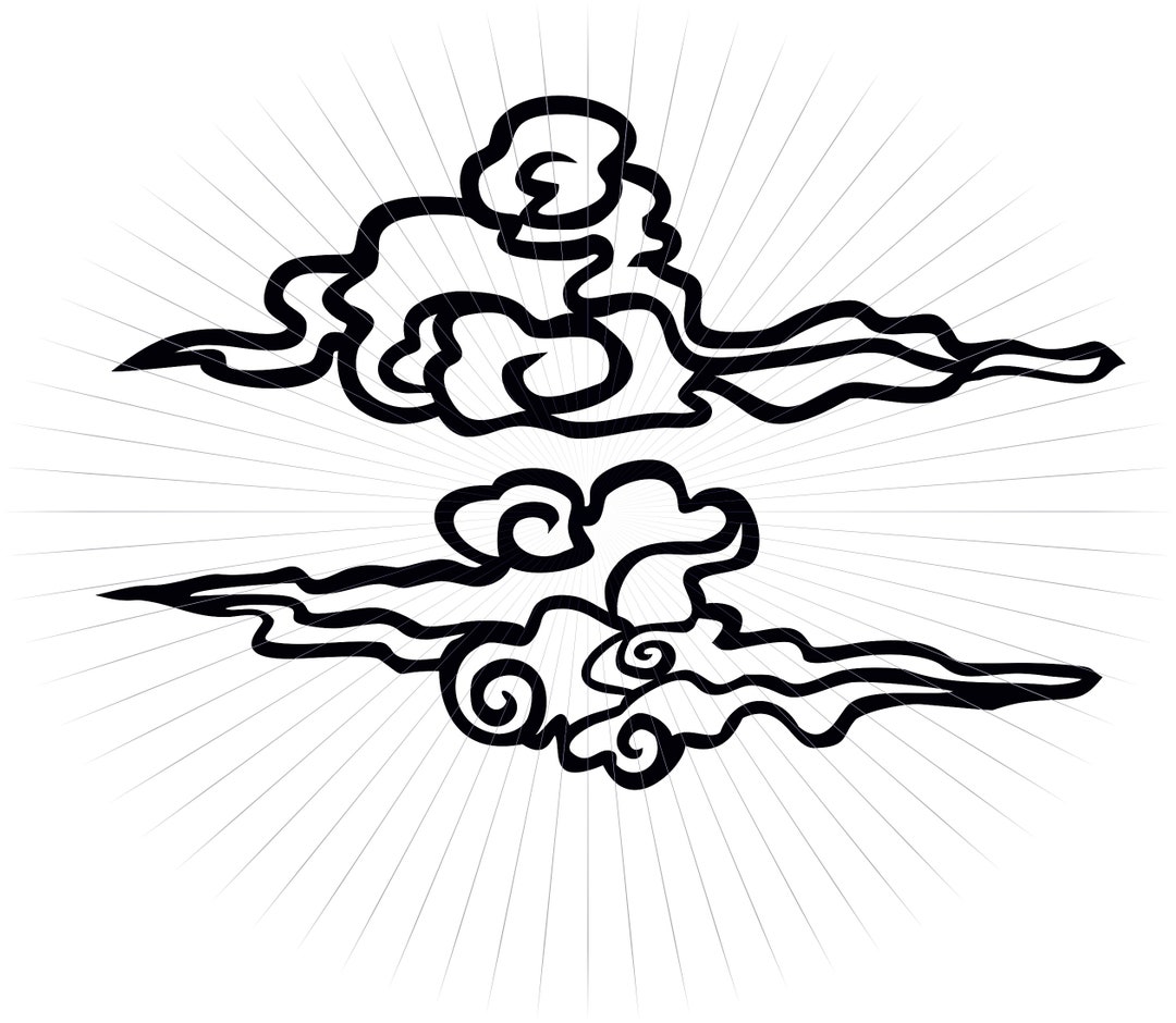Cloud SVG, Openwork, Cartoon, Japanese Clouds, Cloud Silhouette, Sky Svg, Rain Cloud Png, Cloud ...