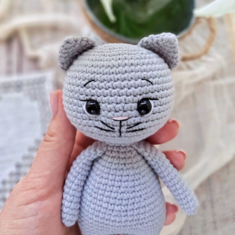Crochet Cat Toy Pattern Amigurumi Cat Toy Amigurumi Crochet Pattern for ...