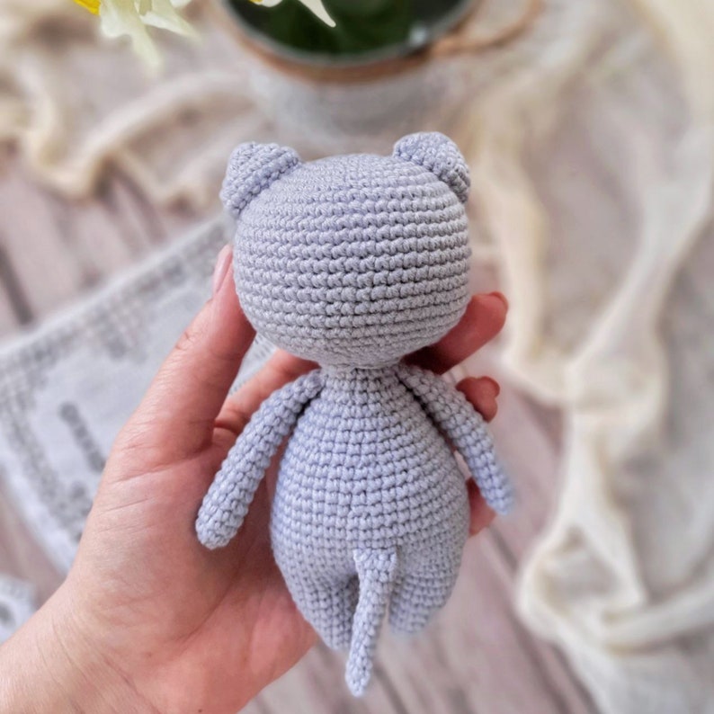 Crochet Cat Toy Pattern Amigurumi Cat Toy Amigurumi Crochet Pattern for Begginer Cute Baby ...