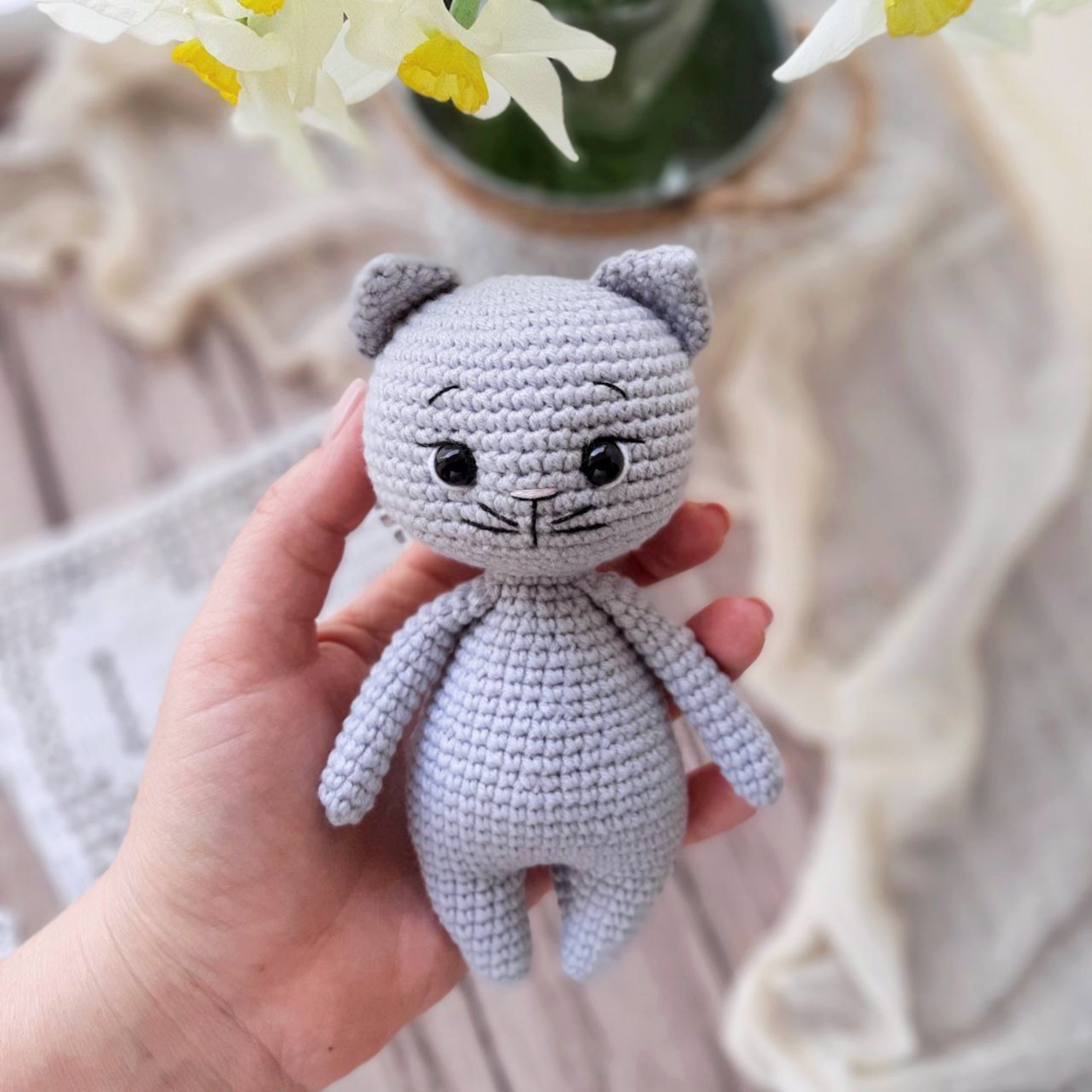 Crochet Cat Toy Pattern Amigurumi Cat Toy Amigurumi Crochet Pattern for ...