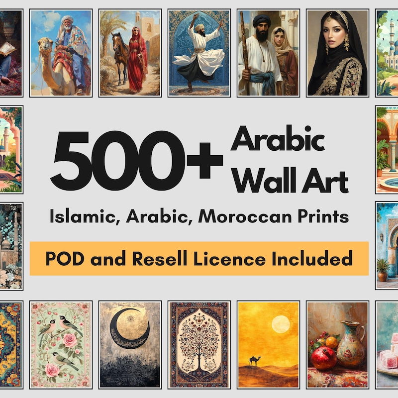 Arabic Painting Landscape - Etsy
