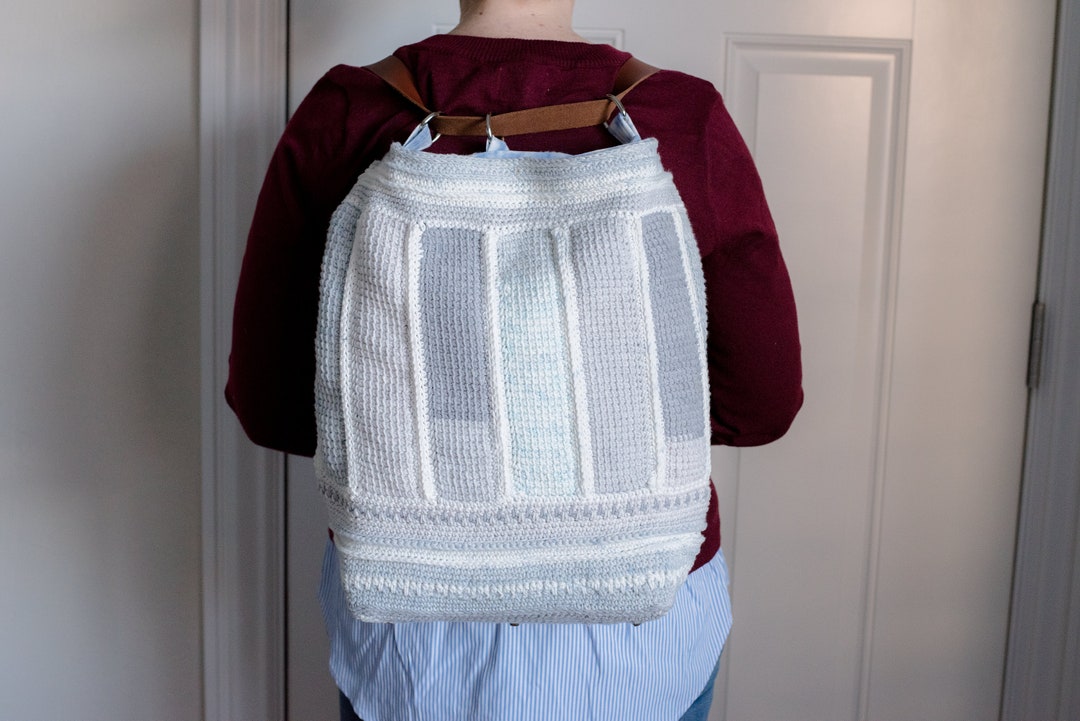 Crochet Convertible Backpack/crossbody/purse - Etsy