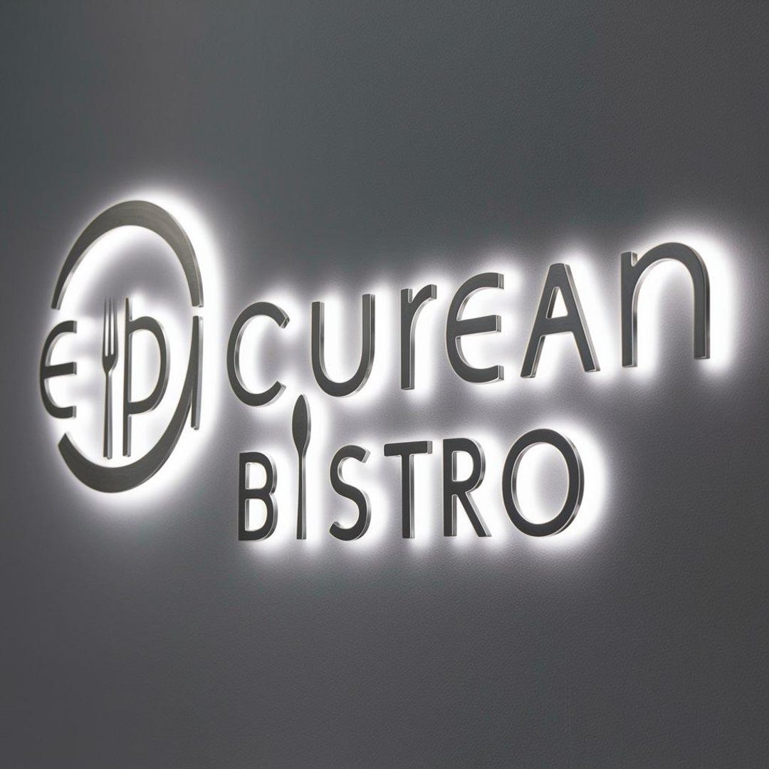 Metal Custom Sign Custom Backlit Sign LED Light Box Backlit Backlit ...