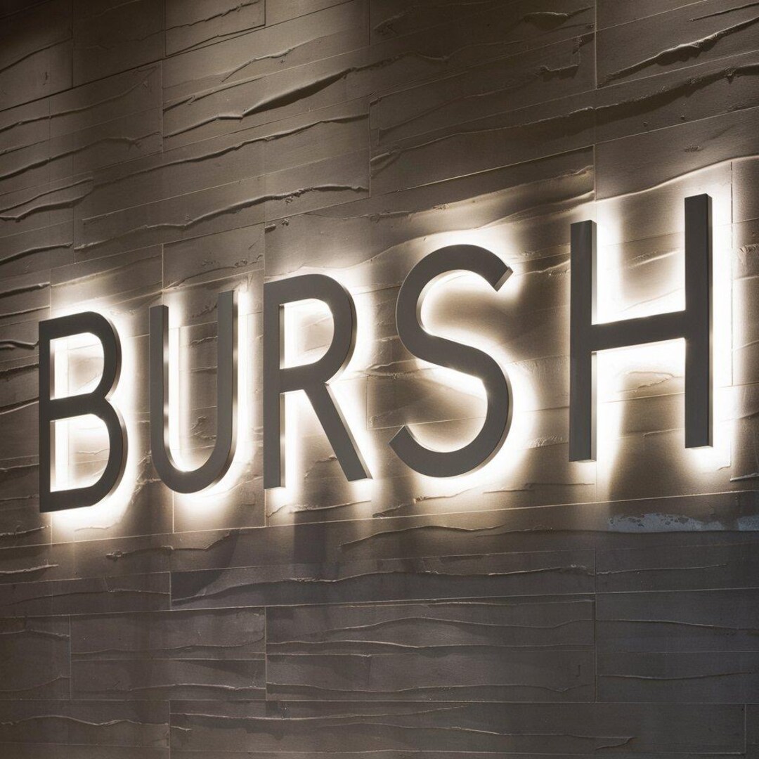 Custom Backlit Sign Metal Custom Sign LED Light Box Backlit Backlit ...