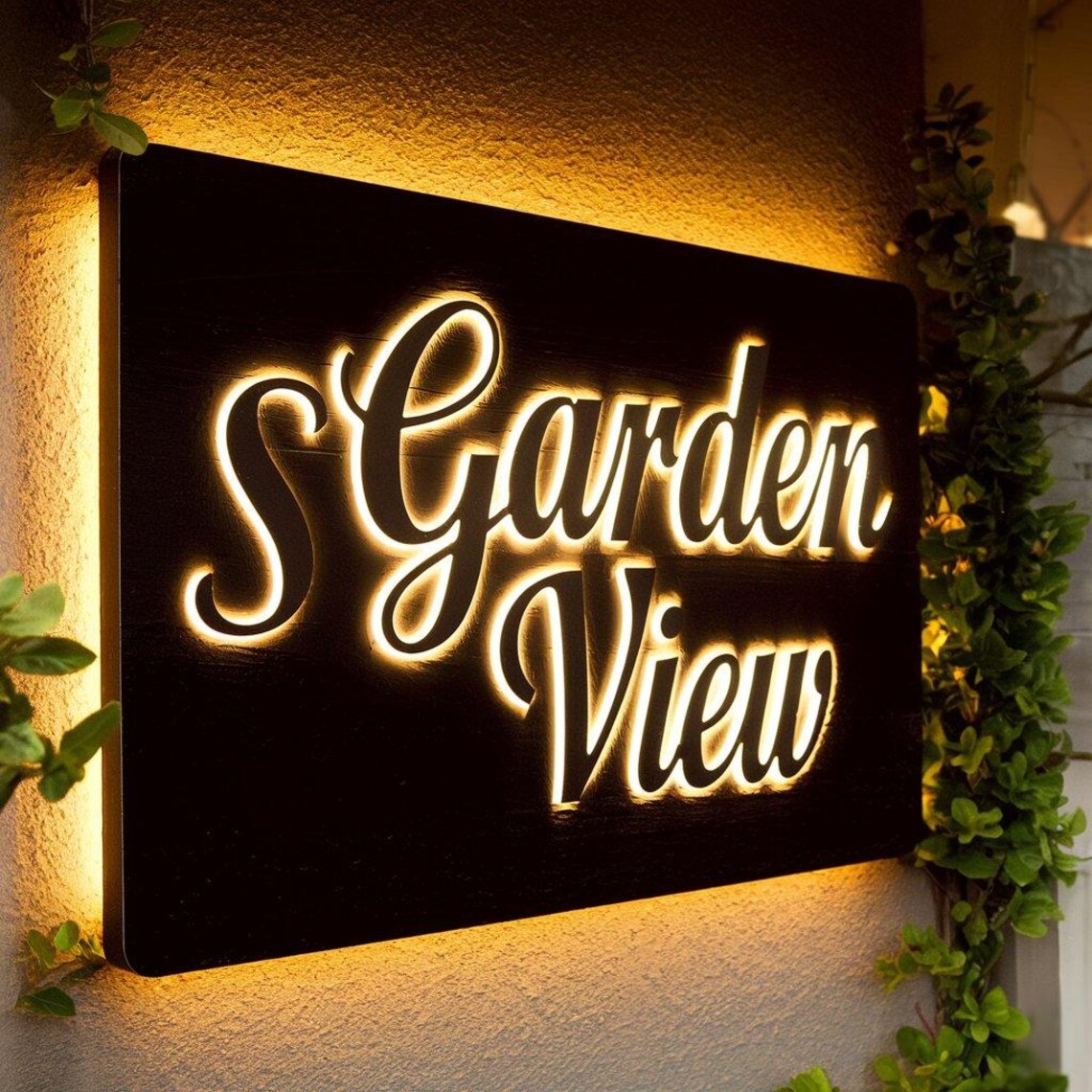 Custom Backlit Sign Outdoor Business Sign Backlit Business Sign Laser ...