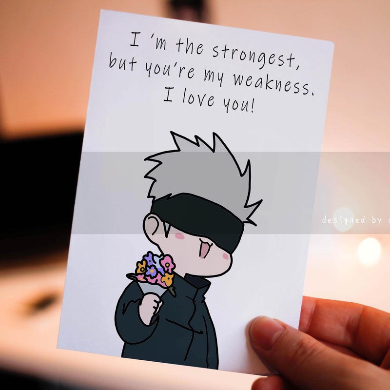 Jujutsu Kaisen Valentines Card - Etsy