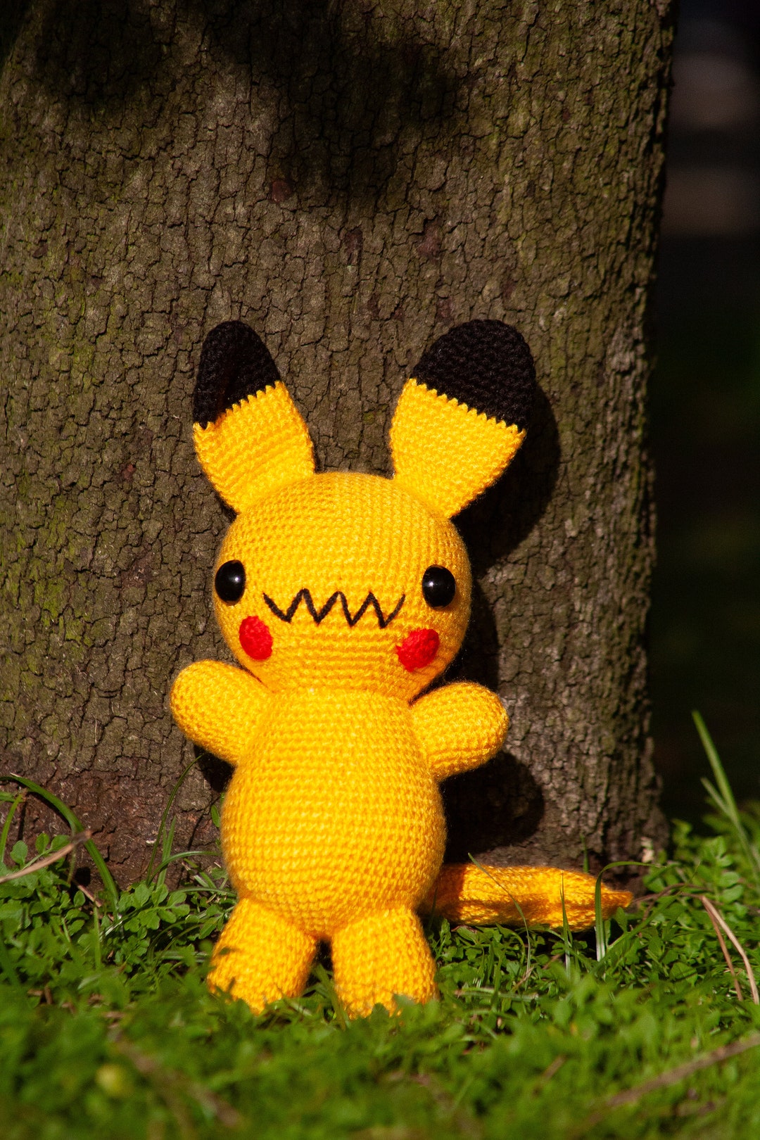 Pikachu Plush, Crochet Pikachu, Pikachu Amigurumi, Pikachu Stuffed Toy ...