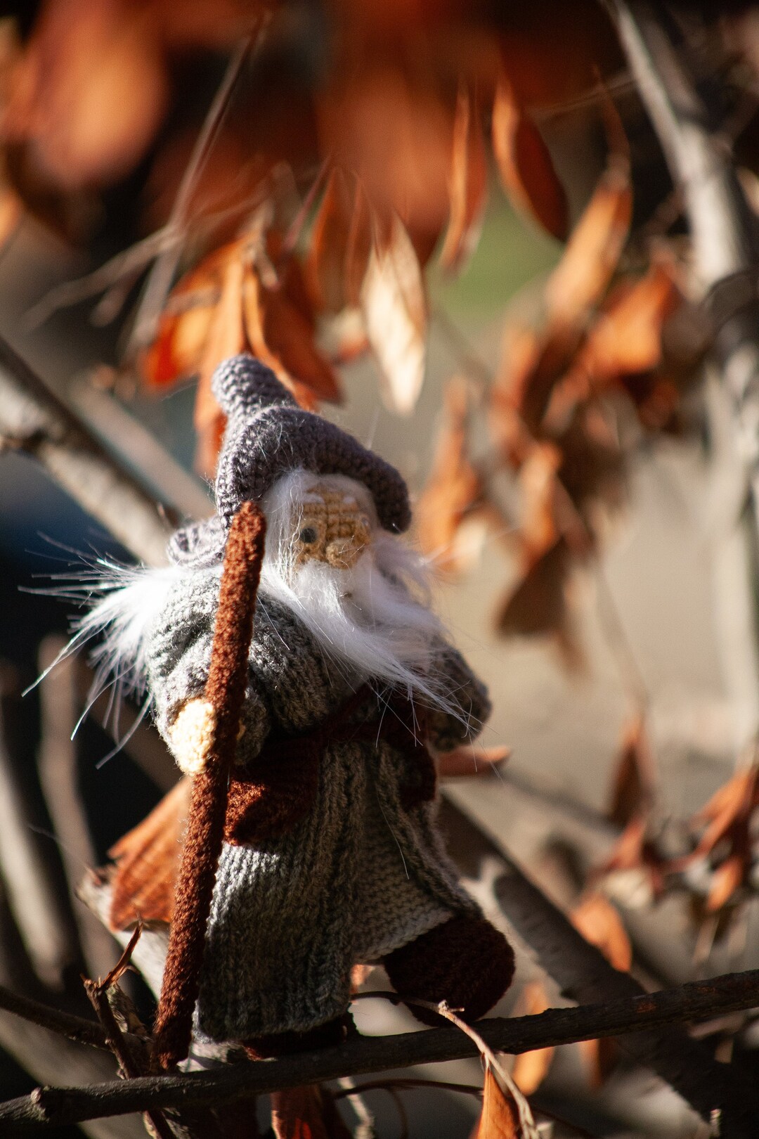 Gray Wizard, Crochet Gandalf, Medieval Age Toy, Wizard Toy, Cute Gift ...