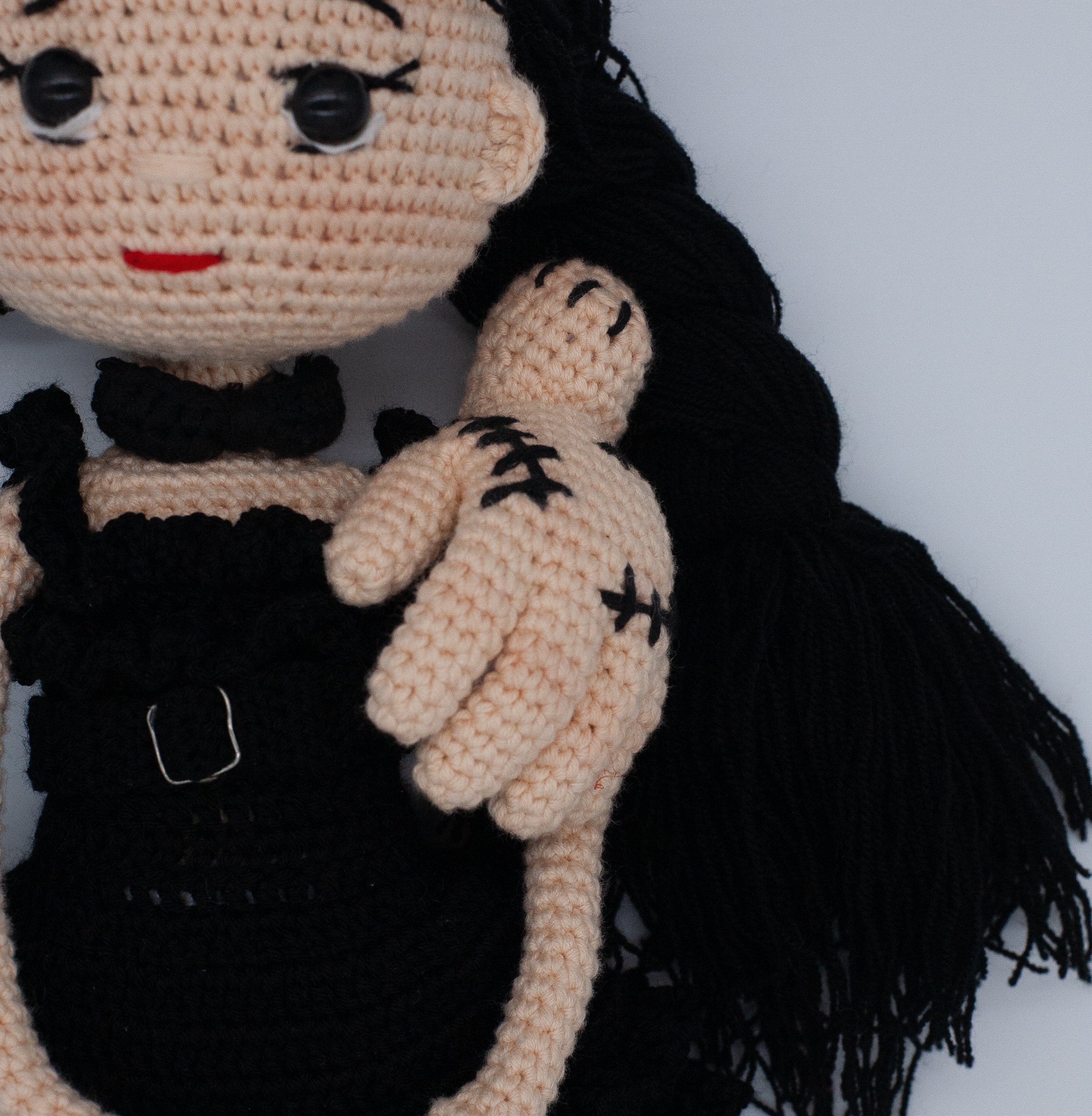 Wednesday Plush, Crochet Wednesday, Amigurumi, Wednesday Decor, Kid ...