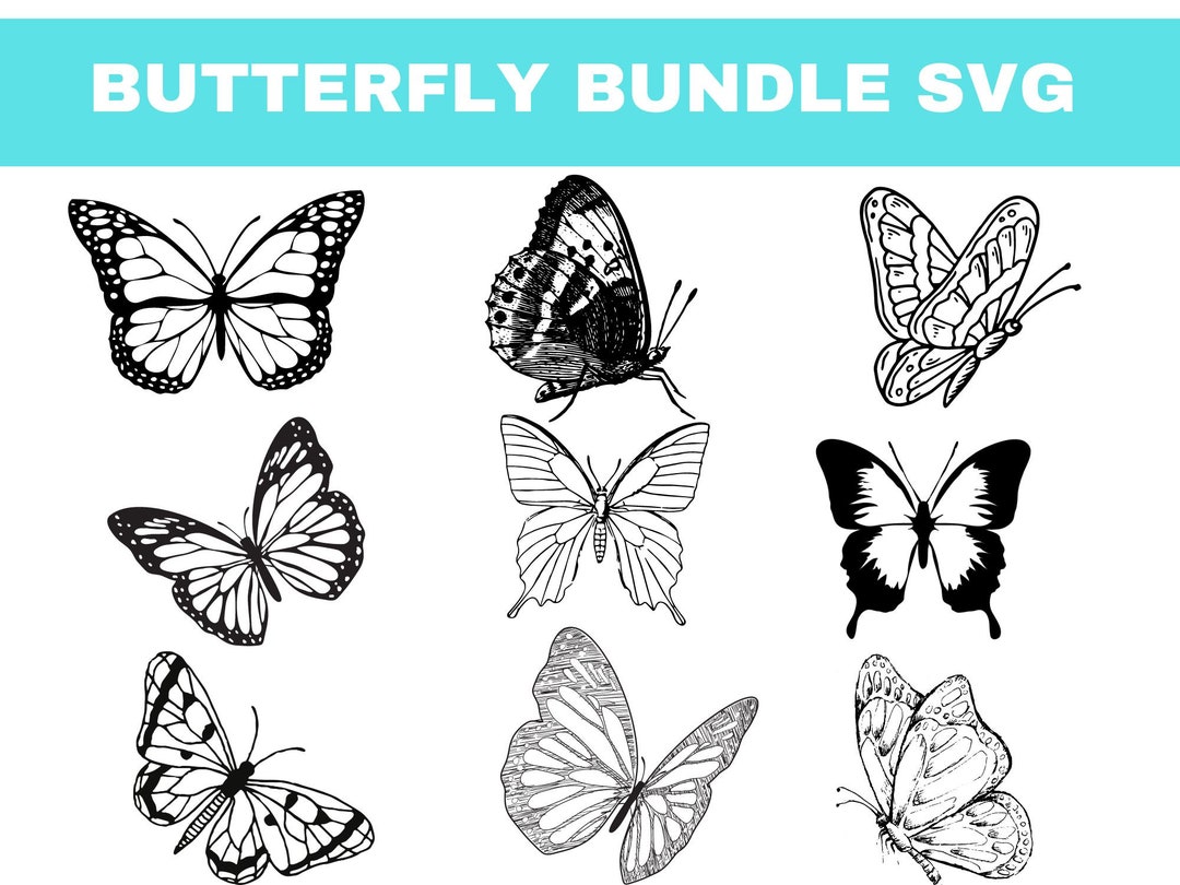 Whimsical Flutter: Layered Butterfly SVG Bundle for Cricut Crafting ...