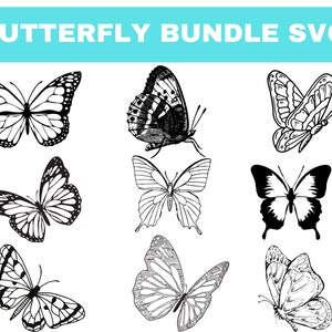 Whimsical Flutter: Layered Butterfly SVG Bundle for Cricut Crafting ...