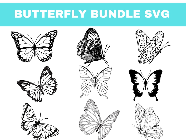 Whimsical Flutter: Layered Butterfly SVG Bundle for Cricut Crafting ...