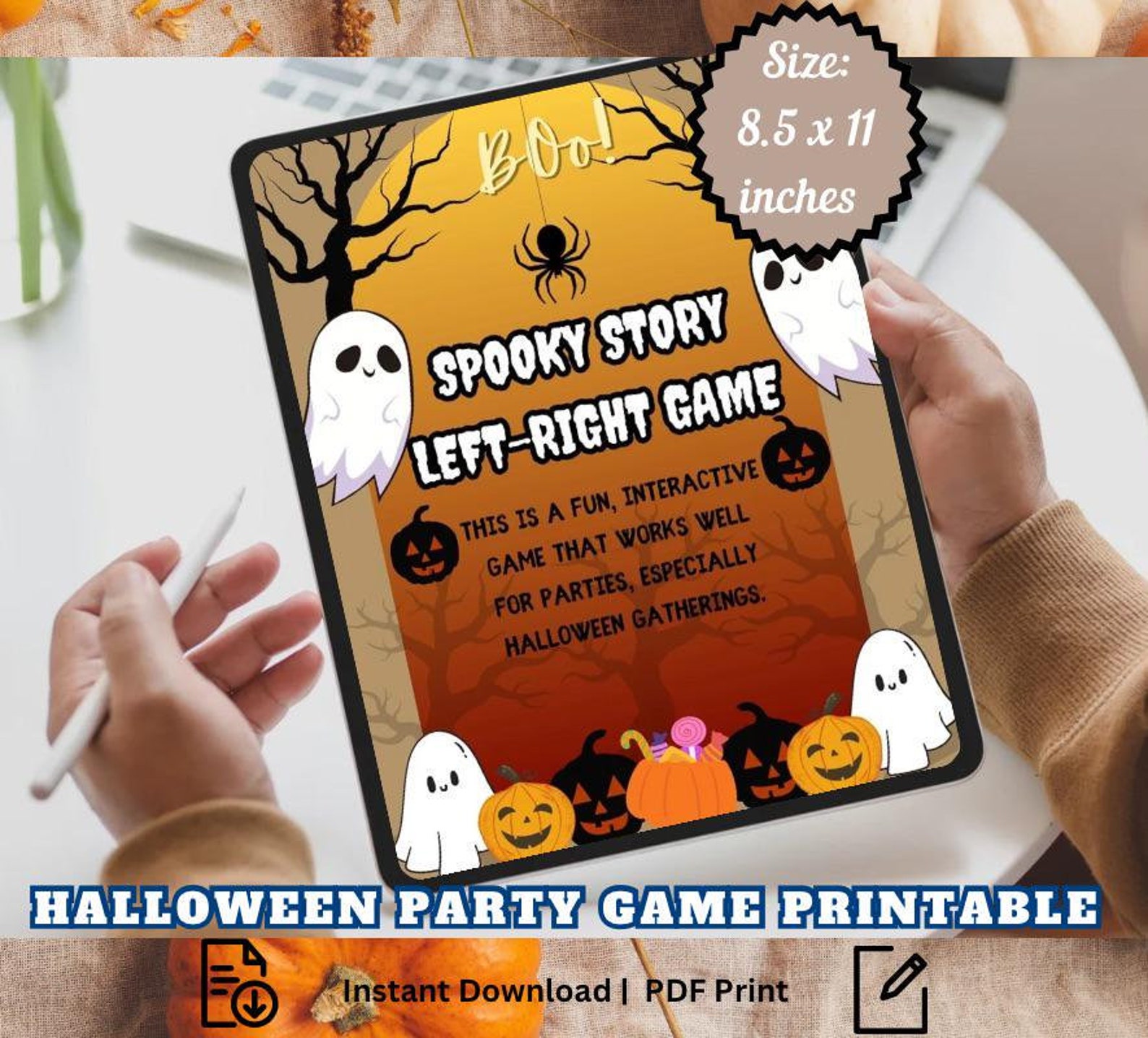 Halloween Left Right Game Printable,funny Halloween Party Game ...