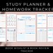 Kids Study Planner Printable Homework Organizer Student Study Planner ...