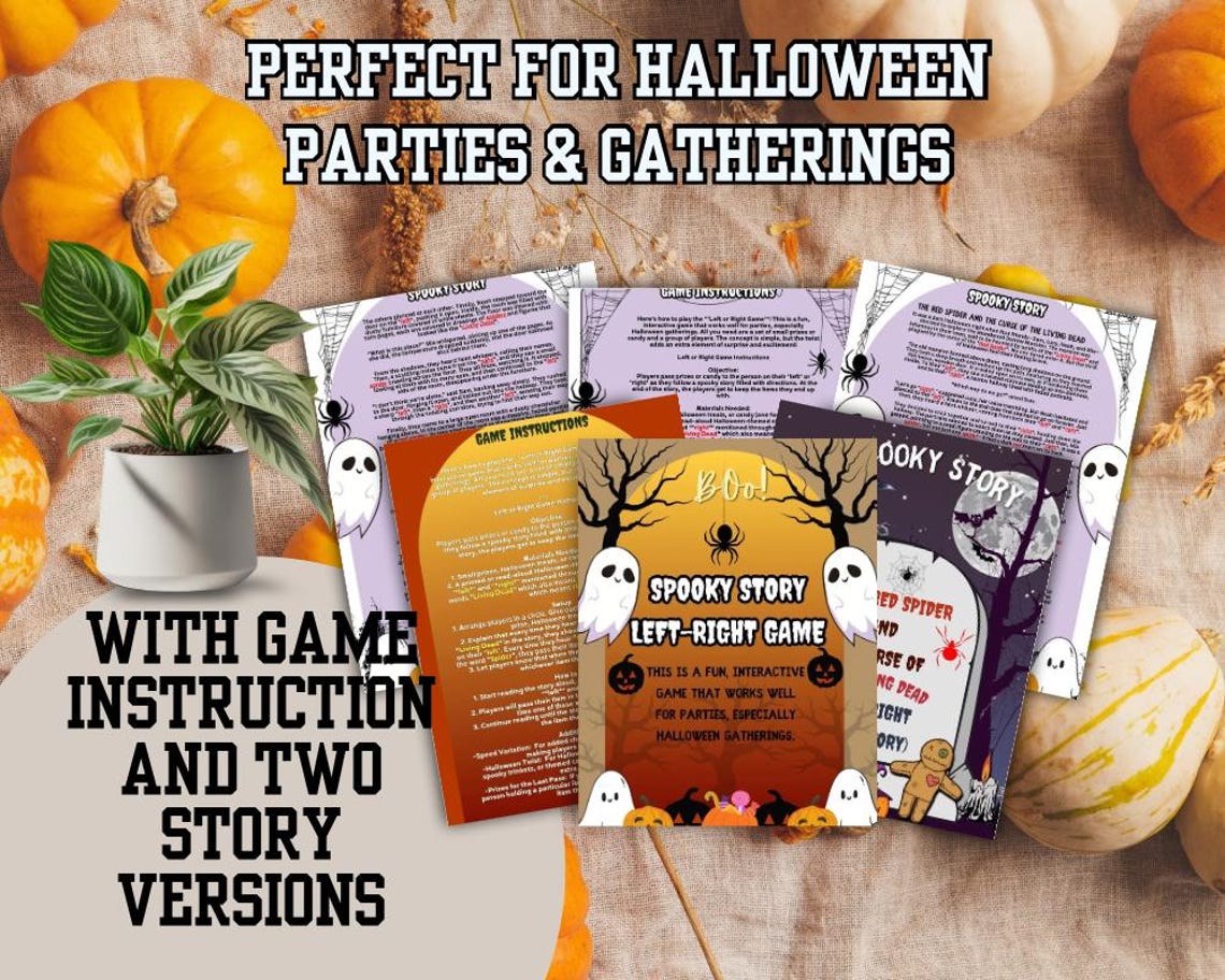 Halloween Left Right Game Printable,funny Halloween Party Game ...