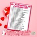 Valentine’s Pass the Gift Game, Pass the Gift Printable, Classroom ...