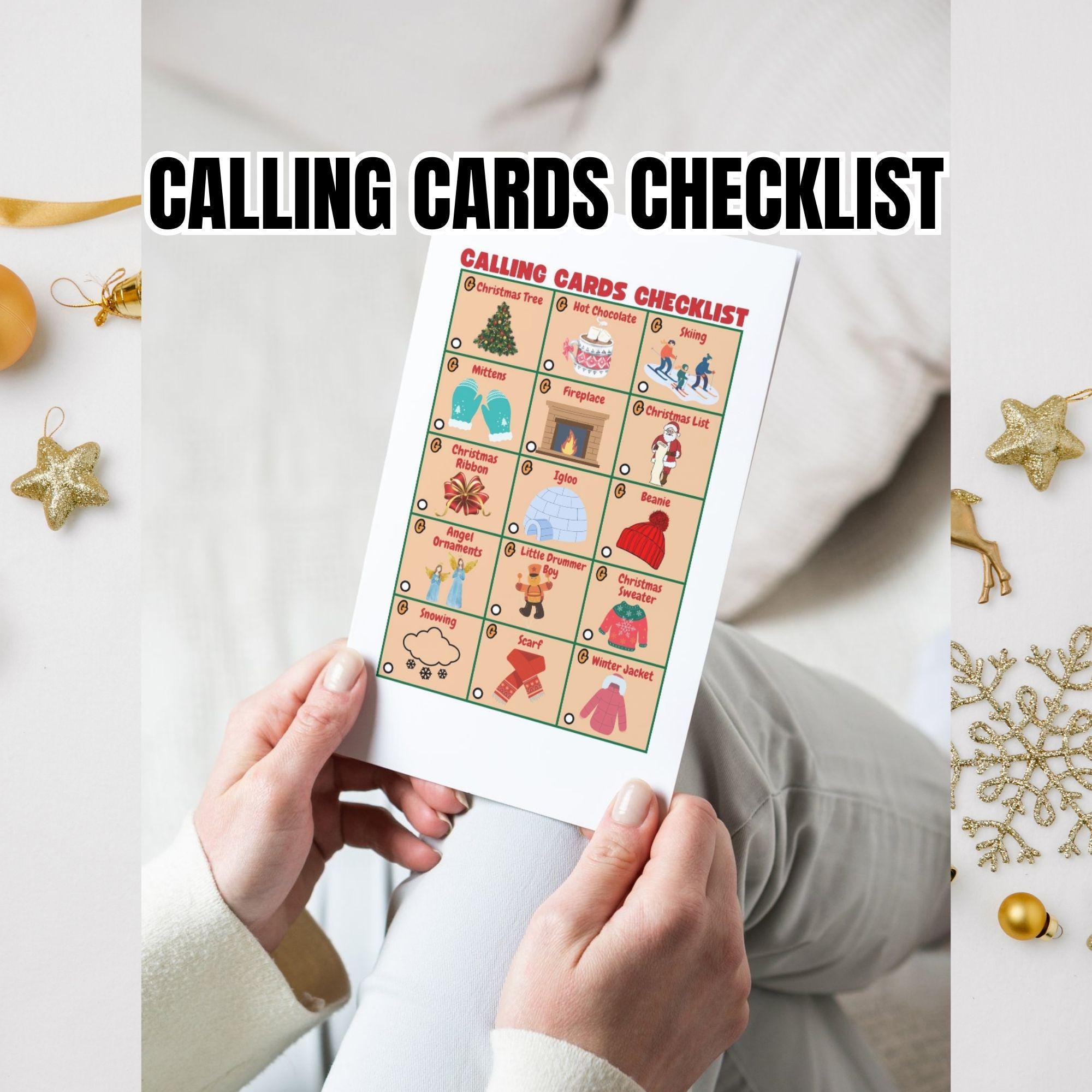 Printable Christmas Bingo Cards Game,family Reunion Games,work Holiday ...