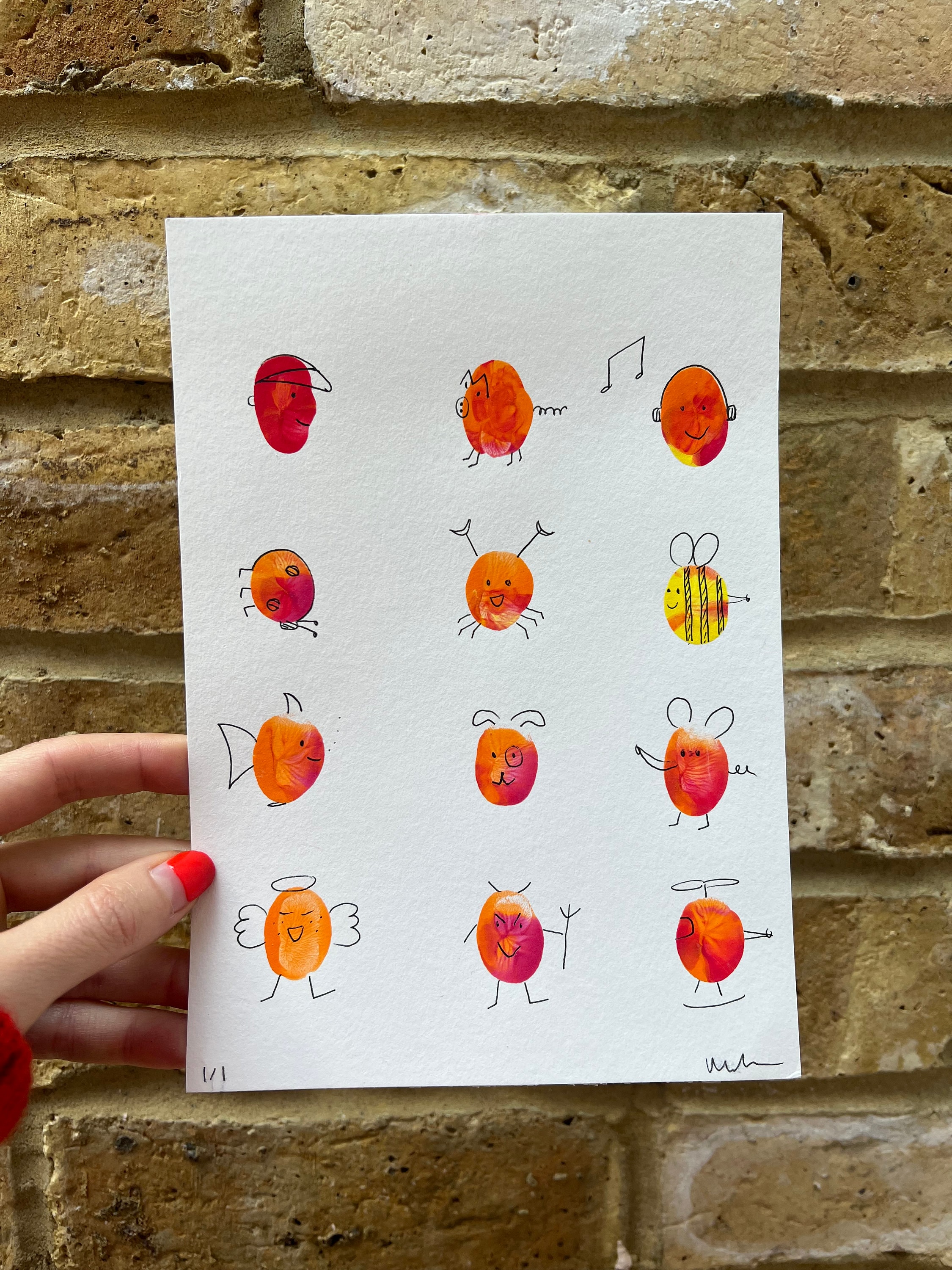 Fingerprint Art - Etsy