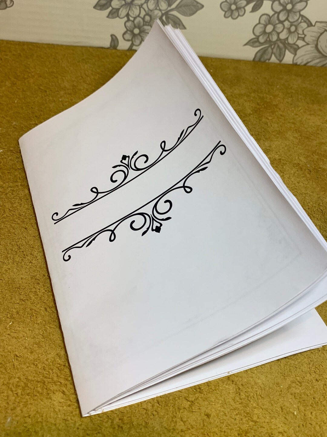 Ornate Journal Kit, PDF Printable Journal Interior, Printer Friendly ...