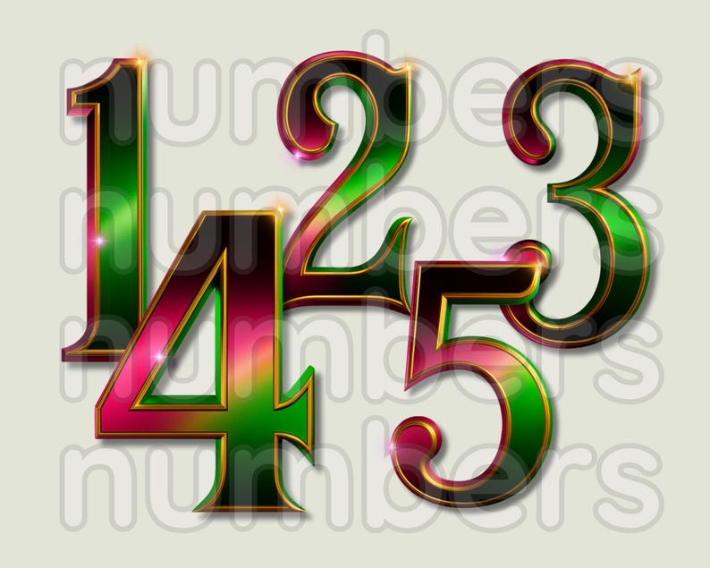 Wicked Witch Font Clipart: A-Z Letters & 0-9 Numbers (digital Download ...