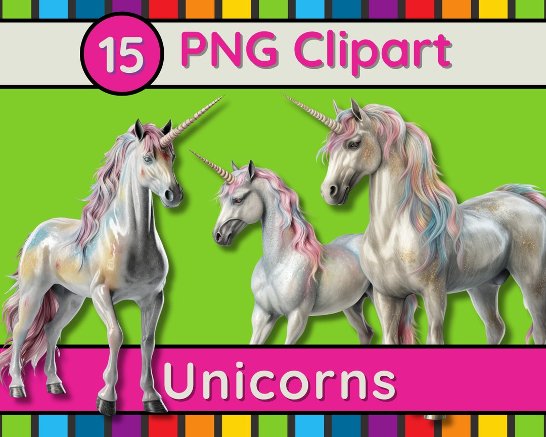 Clipart PNG Unicorns Transparent Background Scrapbook and Greetings ...