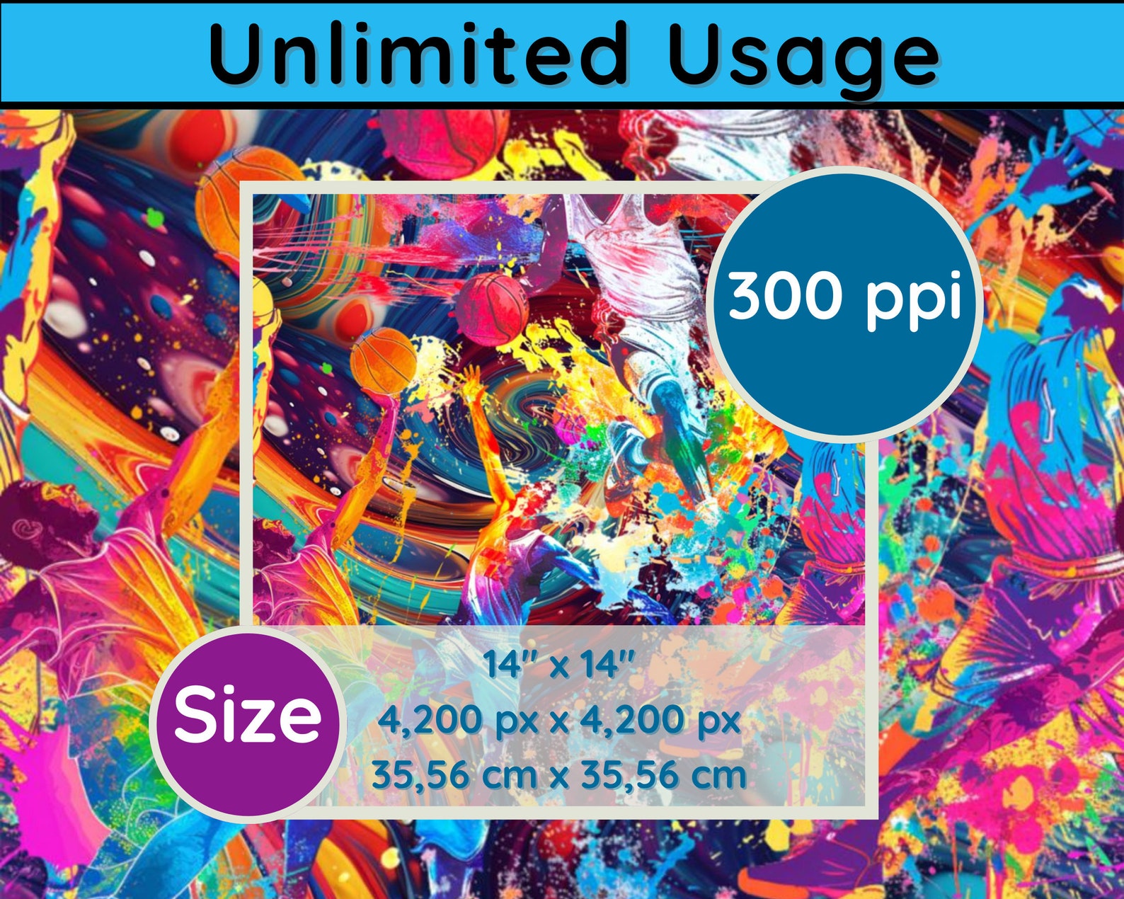 Basketball NBA Seamless Patterns: Sports PNG Background (digital ...