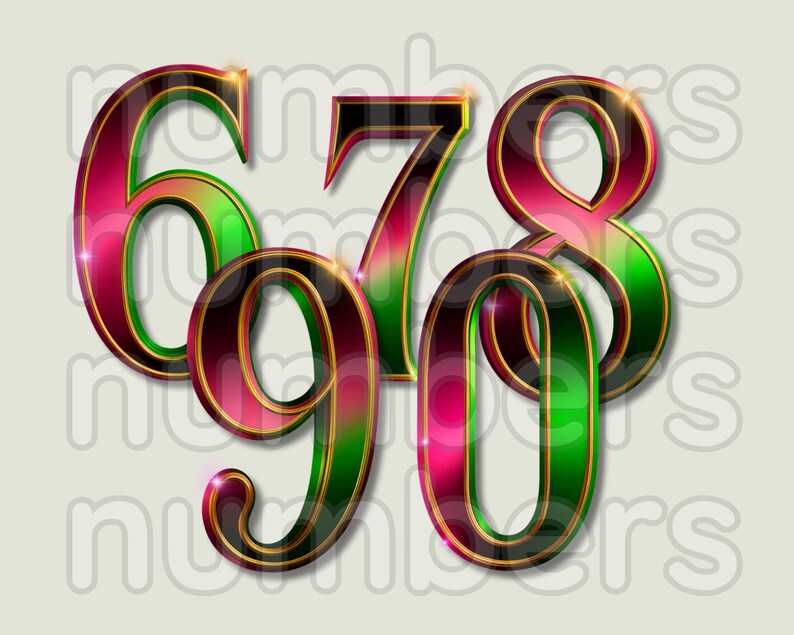 Wicked Witch Font Clipart: A-Z Letters & 0-9 Numbers (digital Download ...